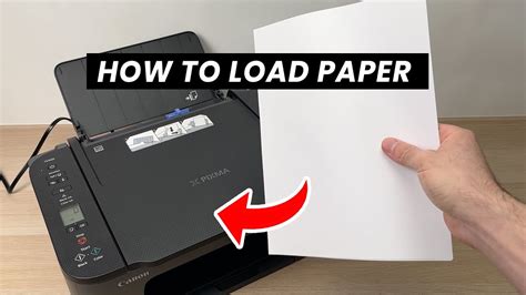 Canon Pixma TS3420 How To Load Paper In The Printer YouTube