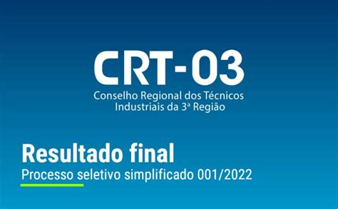 Resultado Final Processo Seletivo Simplificado 001 2022 Conselho