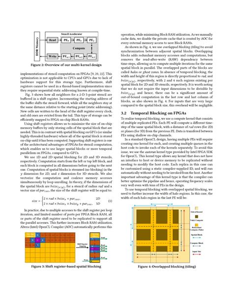 combined spatial and temporal blocking for high performance stencil computation on fpgas using