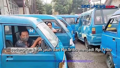 Harga BBM Naik Tarif Angkot Depok Naik 30 Video Dailymotion