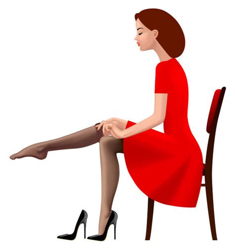 Grafici Vettoriali Di Vintage Nylon Stockings Istock