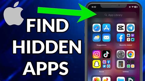 How To Find Hidden Apps On Iphone Youtube