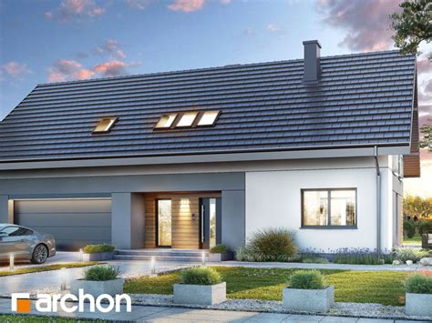 Projekt domu Dom w malinówkach 11 G2A Galeria ARCHON
