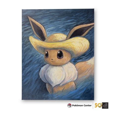 Pokémon Center Van Gogh Museum Eevee Inspired by Self Portrait with
