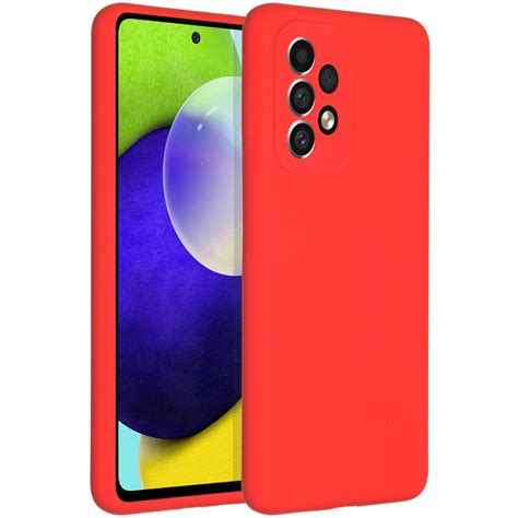 Siliconen Hoesje Geschikt Voor Samsung Galaxy A33 5G Rood All4Gadgets