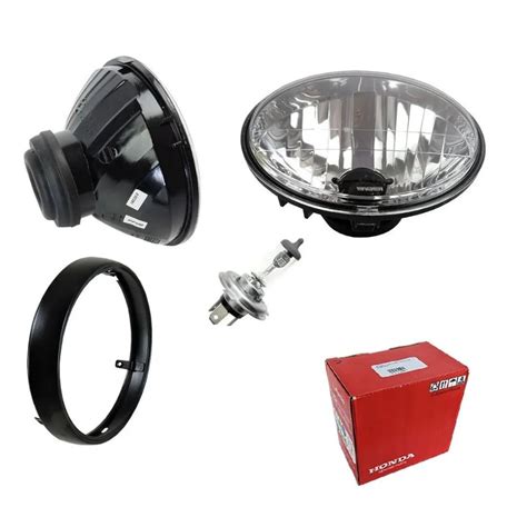 Farol Original Honda Cg Titan Fan 150 Bloco Ótico Aro Redondo Metal