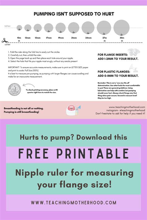 Free Printable Ruler For Flange Size