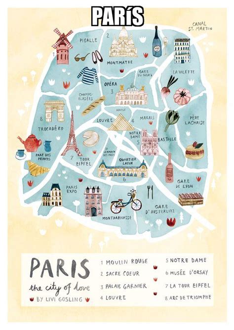 El mejor mapa turístico de París