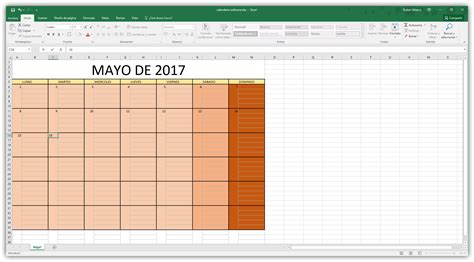 Como Elaborar Un Calendario En Excel Image To U