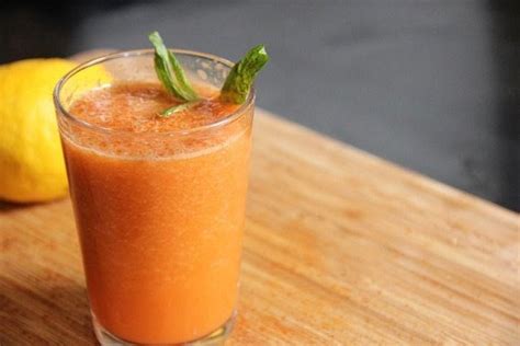 Smoothie Naranja Mango Y Zanahoria De Kcal Receta F Cil En La