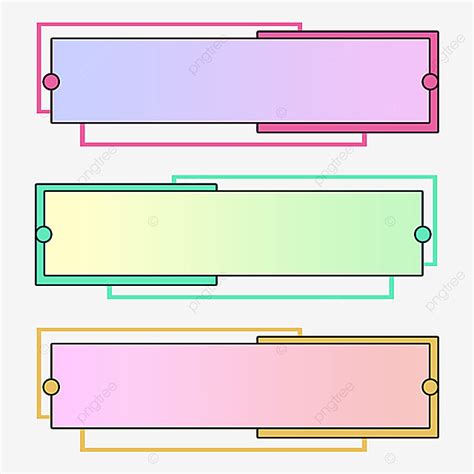 Cuadro De T Tulo De Color Png Dibujos Marco N Cuadro De T Tulo