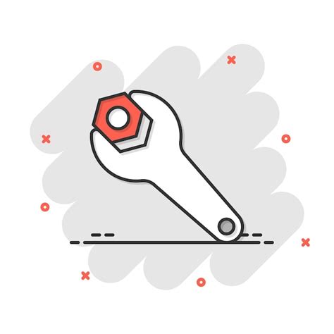 Icono De Llave Inglesa En Estilo Plano Ilustraci N De Vector De Llave