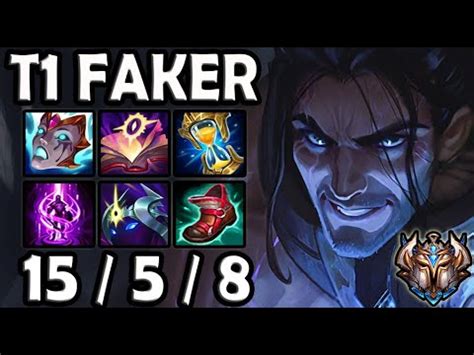 T1 Faker SYLAS MID Vs IRELIA Patch 10 25 Ranked Korea YouTube