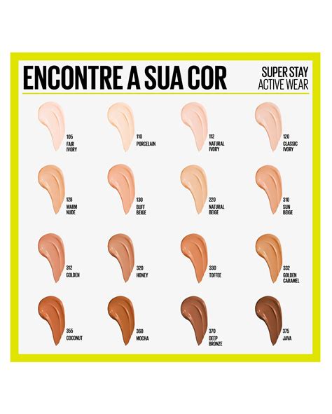 Riachuelo Base longa duração SuperStay Active Wear 30ml 128 Warm Nude