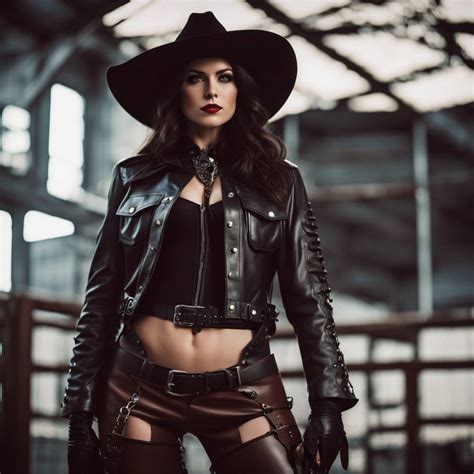Dominatrix Leather Cowgirl Outfit By Shabranigdo666 On Deviantart