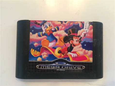 DISNEY WORLD OF Illusion Starring Mickey Mouse Donald Duck Mega Drive