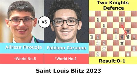 Alireza Firouzja France Vs Fabiano Caruana Usa Saint Louis Blitz