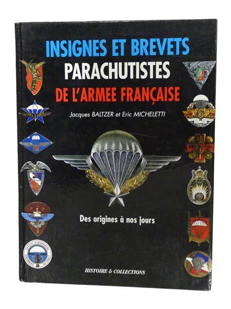 Insignes et brevets parachutistes de l armée française Baltzer Micheletti