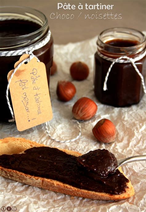 Recette de Pâte à tartiner chocolat noisettes la recette facile