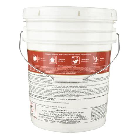 PINTURA 100 ACRÍLICA PARA INTERIOR BEHR PREMIUM PLUS 18 9 L MATE BASE