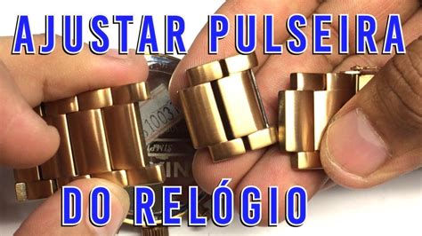 Como diminuir ajustar Regular Pulseira do Relógio YouTube