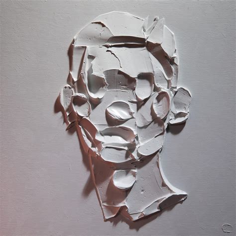 Thick Impasto Strokes Form Abstract Portraits In New Paintings By