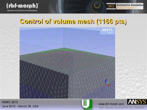 external aerodynamic optimization using ansys mesh morphing