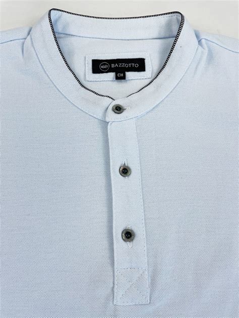 Bazzotto Playera Hombre Cuello Mao Manga Corta Meses Sin Intereses