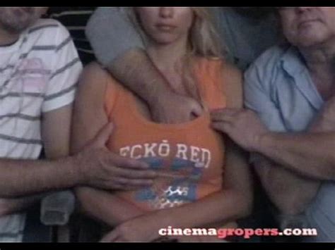CinemaGropers Nikita Valentin Groped In The Cinema By 3 Men
