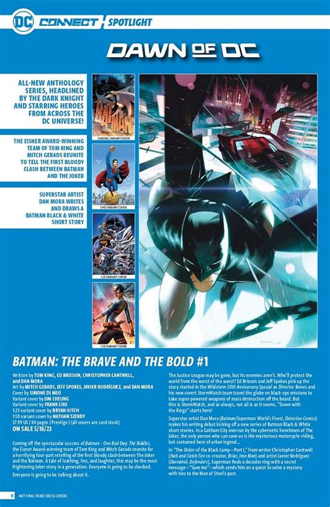 DC Comics Full May 2023 Solicits Solicitations Includes Batman 900