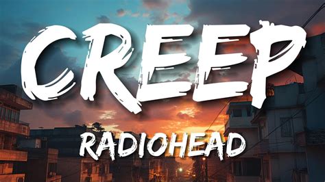Radiohead Creep Lyrics Youtube