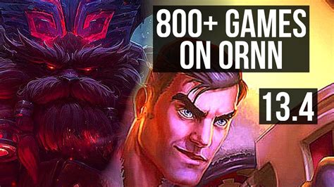ORNN Vs JAYCE TOP 4 0 9 1 6M Mastery 800 Games EUW Diamond