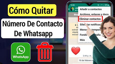 Como Eliminar Un Contacto De Whatsapp nueva 2023 Cómo quitar el