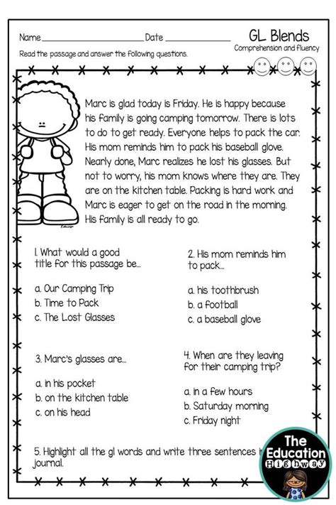 Nd Grade Reading Fluency Passages