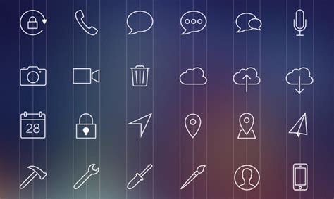Collection Of Free High Quality Line Icon Sets