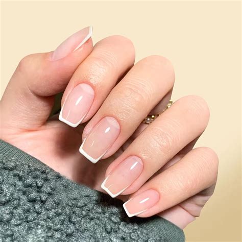 Medium French Tip Nails Ubicaciondepersonas Cdmx Gob Mx
