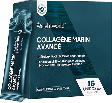 Collagène Marin Liquide à Boire 5 000mg Vitamine C Vitamine B6 Co