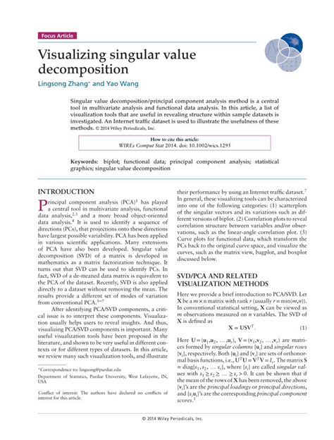 pdf visualizing singular value decomposition dokumen tips