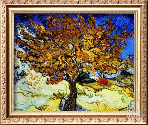 Mulberry Tree C Framed Giclee Print By Vincent Van Gogh At Art