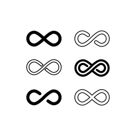 Premium Vector Vector Infinity Loop Icon Set Illustration