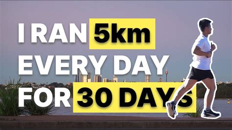 I Ran Km Every Day For Days Here S What Happened Youtube