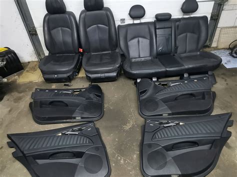 FOTELE KANAPA BOCZKI GRZANE ELEKTRYCZNE WENTYLOWANE MERCEDES W211 KOMBI