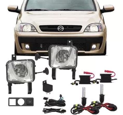 Kit Farol Milha Corsa Montana 2003 2004 2005 A 11 Xenon 8k Frete grátis