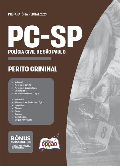 Apostila PC SP 2024 Perito Criminal