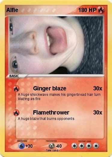 Pok Mon Alfie Ginger Blaze My Pokemon Card
