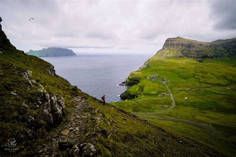 M Lafossur Waterfall And G Sadalur Hike Faroe Islands