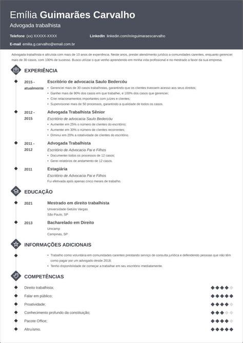 18 modelos de currículo simples para preencher em PDF