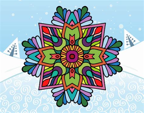 Dibujo de Mandalas pintado por en Dibujos net el día 02 01 20 a las 16