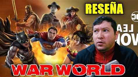Justice League Warworld La Pelicula Rese A Alejozaaap Youtube