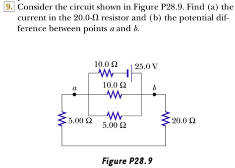 SOLVED Consider The Circuit Shown In Figure P28 9 Find A The